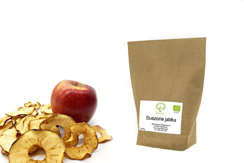 Ekologiczne suszone jabłka - Eko Farma - dbamy o zdrowie